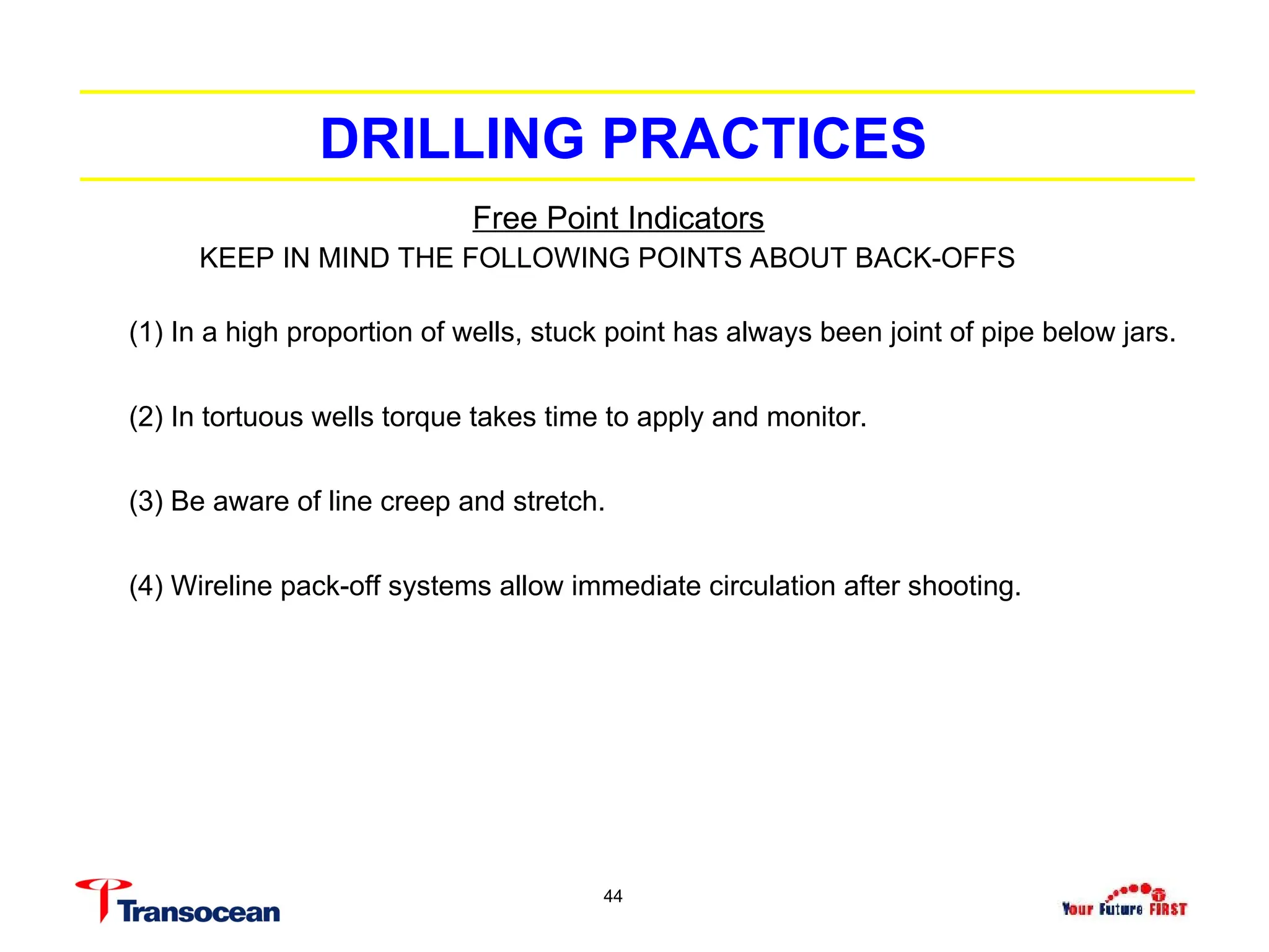 Drilling Best Practices stuck pipe prevention | PPT | Woodworking ...