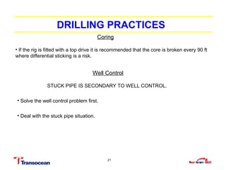 Drilling Best Practices stuck pipe prevention | PPT