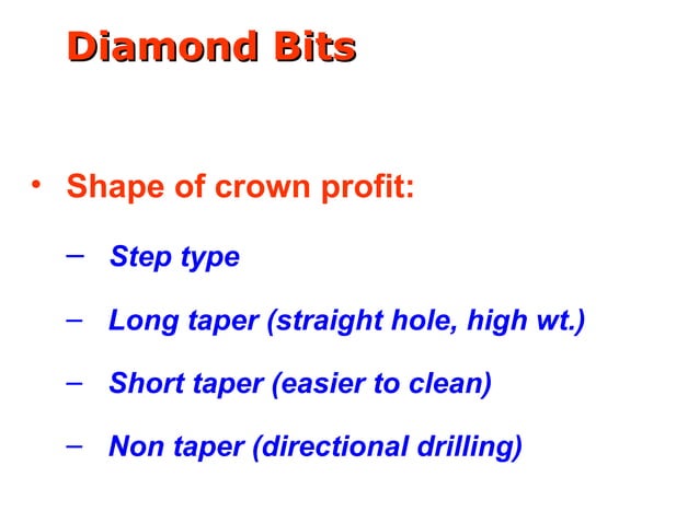 Drilling Bit Part One PDC ,Tricone Function | PPT | Geology | Science