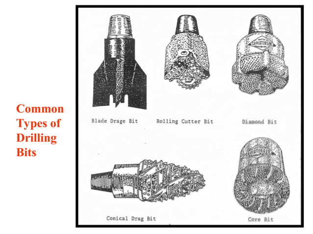 Drilling Bit Part One PDC ,Tricone Function | PPT | Geology | Science