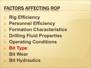 Drilling Bits Lec.pptx Drilling engineering | PPT