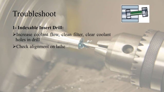 Drilling, boring reaming operation on lathe | PPT