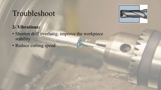 Drilling, boring reaming operation on lathe | PPT