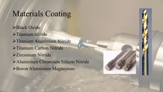 Drilling, boring reaming operation on lathe | PPT