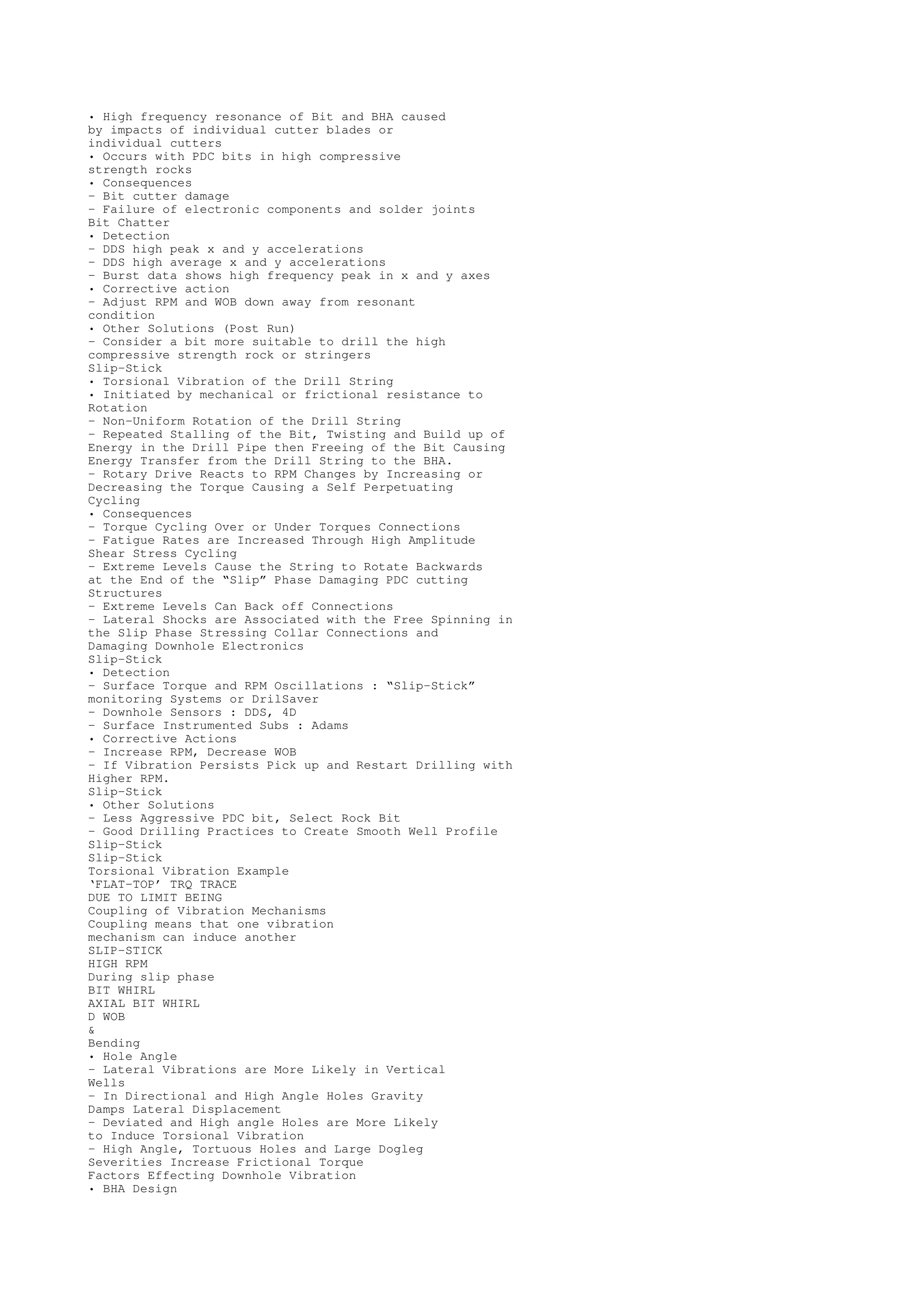 Drilling dbs vibration | PDF
