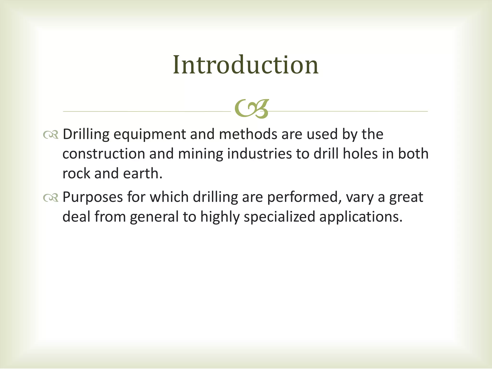 Drilling Equipments | PPTX
