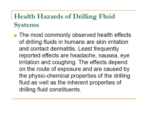 Drilling Fluid | PPT
