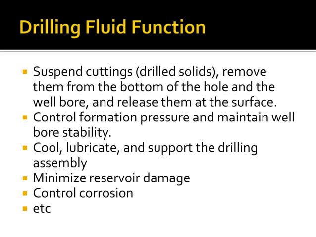 Drilling fluid | PPT