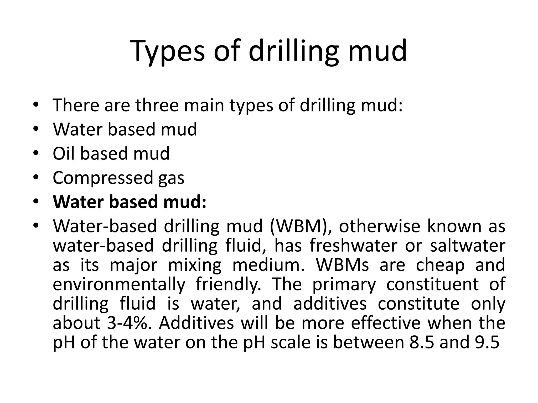 drilling fluid, drilling fluid, presentation | PPT