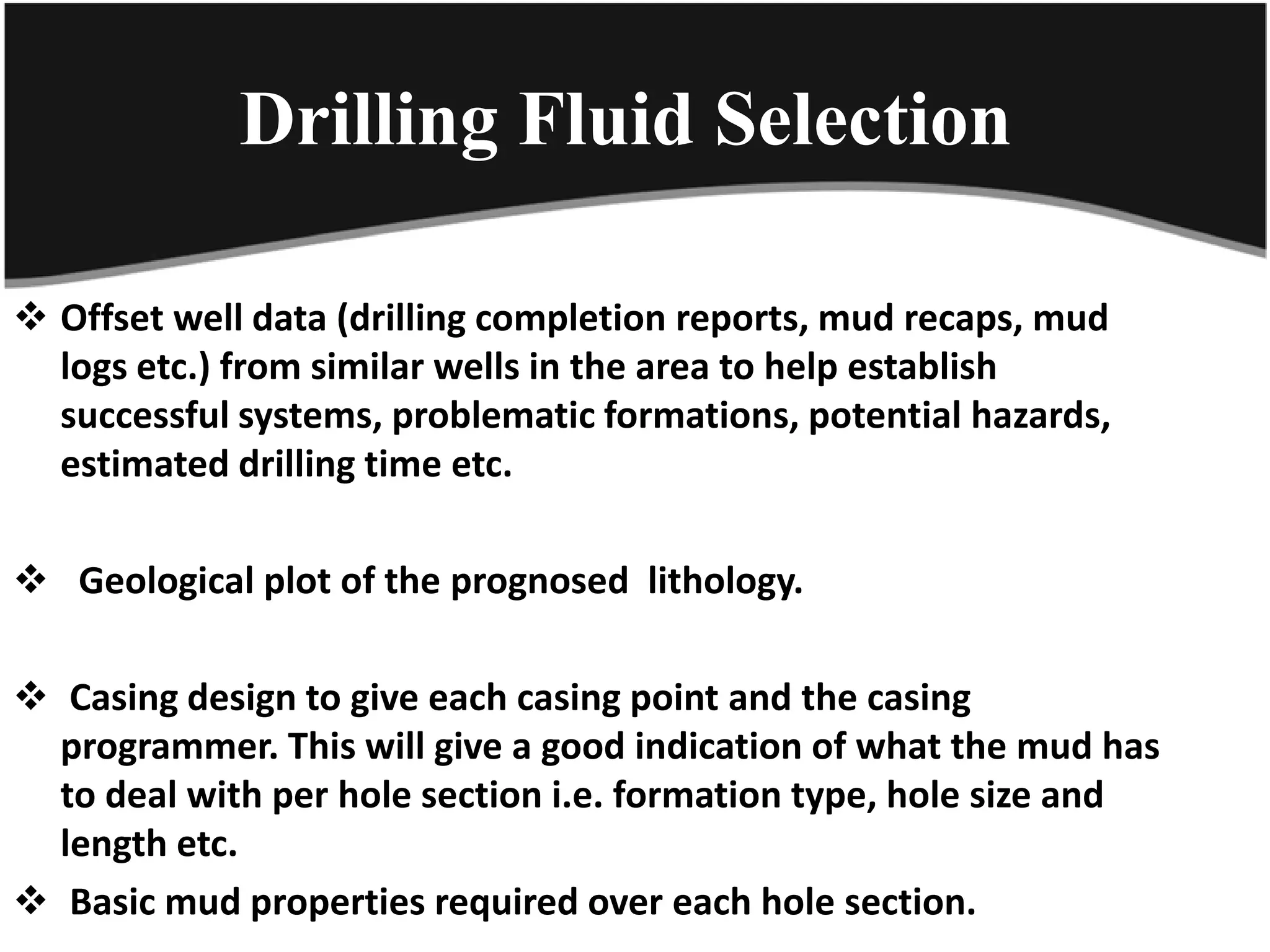Drilling fluids | PPTX