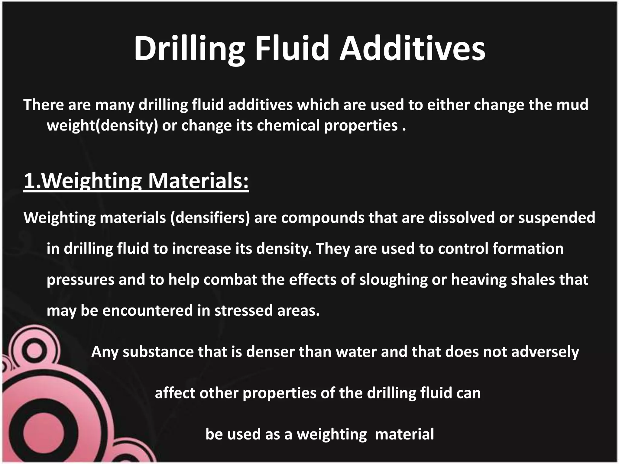 Drilling fluids | PPTX