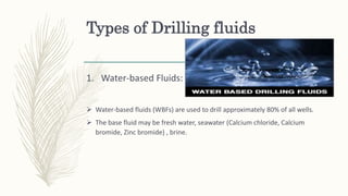 Drilling fluids | PPTX | Geology | Science