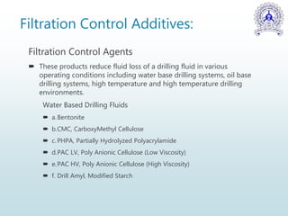 Drilling fluids | PPTX