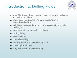 Drilling fluids | PPTX