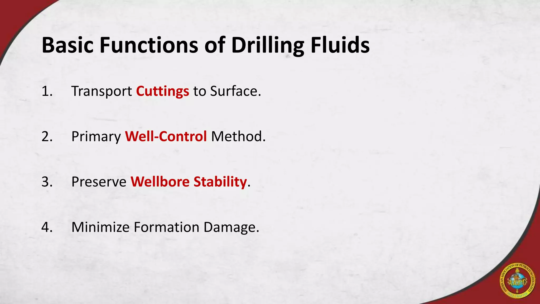 Drilling fluids | PPTX