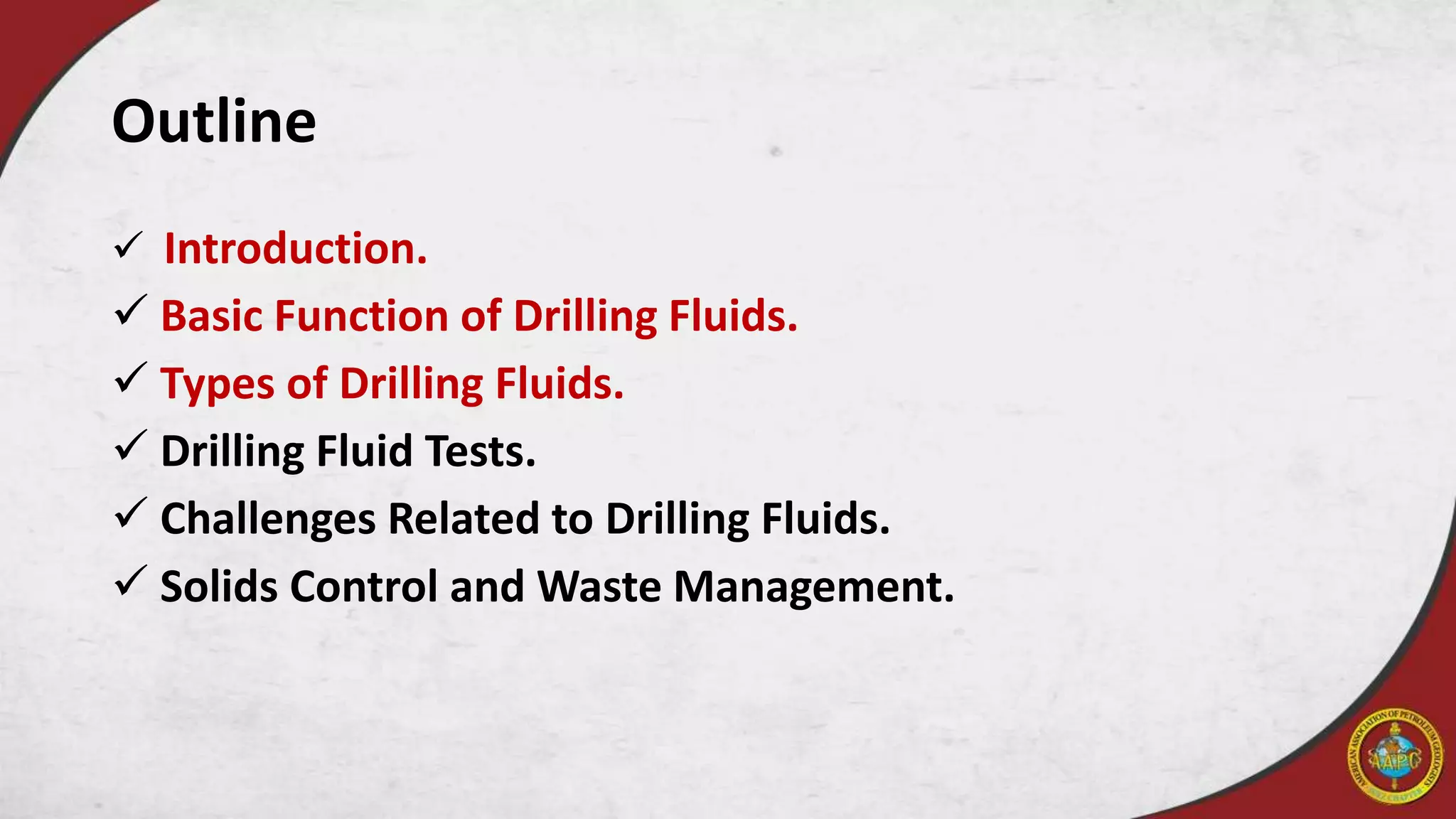 Drilling fluids | PPTX