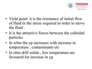 introduction of drilling fluids | PPTX