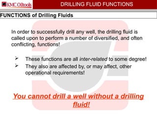 Drilling Fluids Functللبلبللبلباions.pptx | Geology | Science