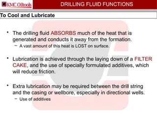 Drilling Fluids Functللبلبللبلباions.pptx | Geology | Science