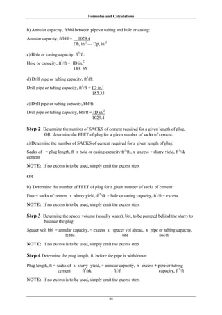Drilling FORMULAS commonly used in oil and gas | PDF