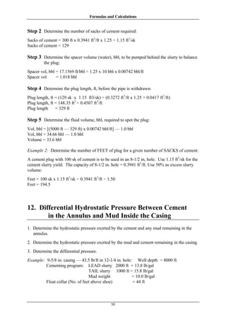 Drilling FORMULAS commonly used in oil and gas | PDF