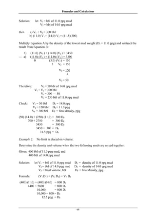 Drilling FORMULAS commonly used in oil and gas | PDF