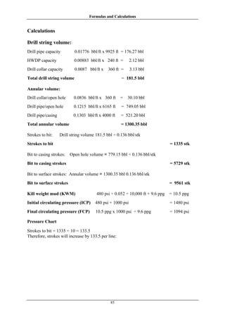 Drilling FORMULAS commonly used in oil and gas | PDF