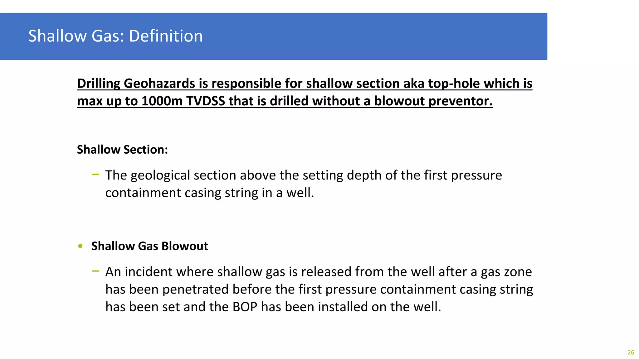 Drilling geohazards in oil & gas industry | PDF