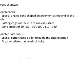 Drilling & grinding | PPT