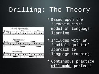 Drilling in the classroom | PPT