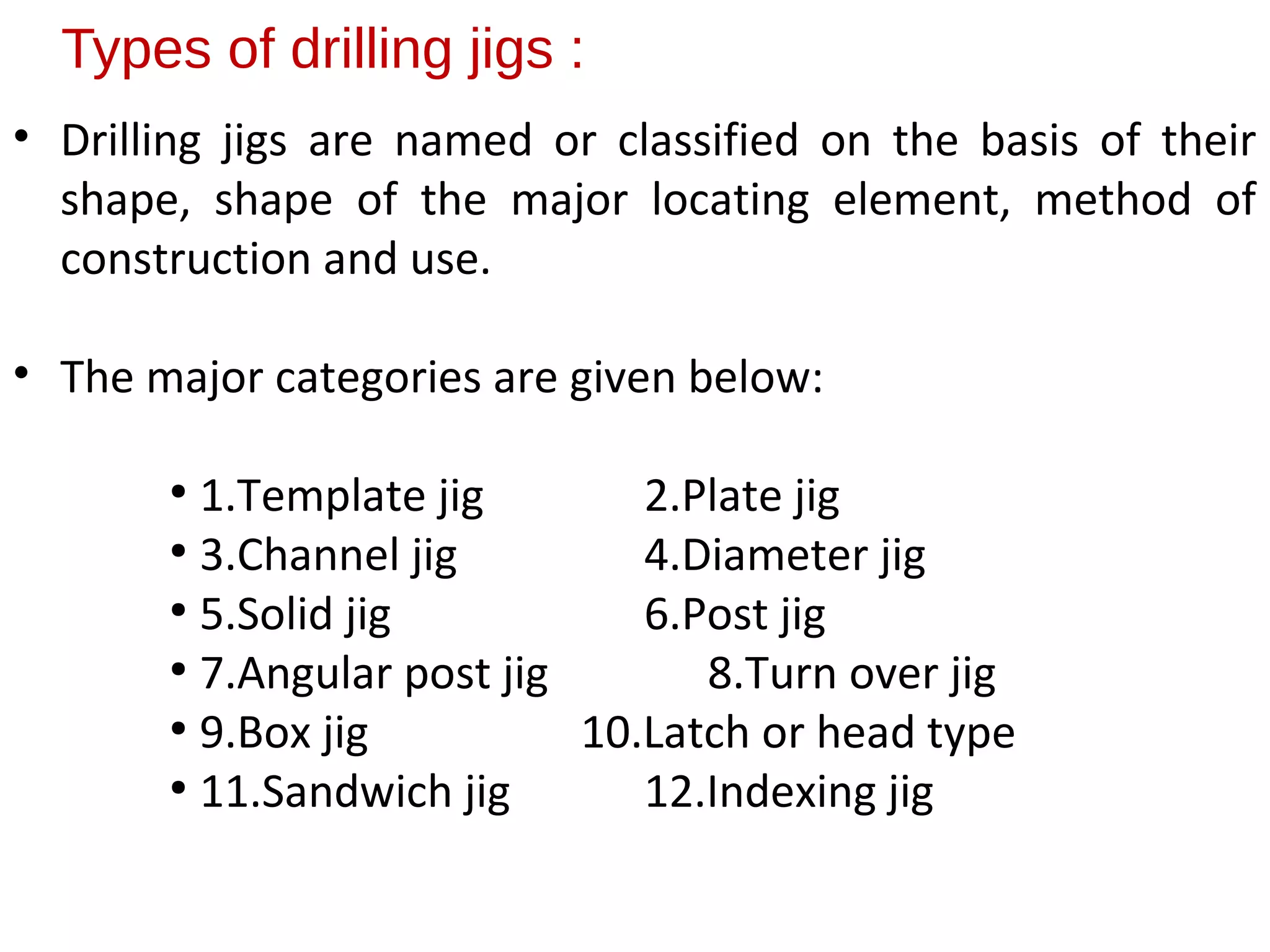 Drilling jig | PPT