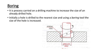 Drilling machine PPT | PPTX