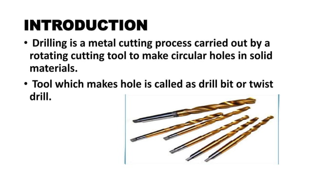 Drilling machine PPT | PPT
