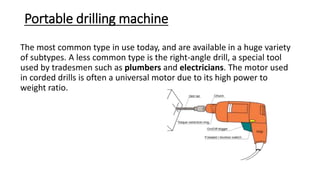 Drilling machine PPT | PPTX