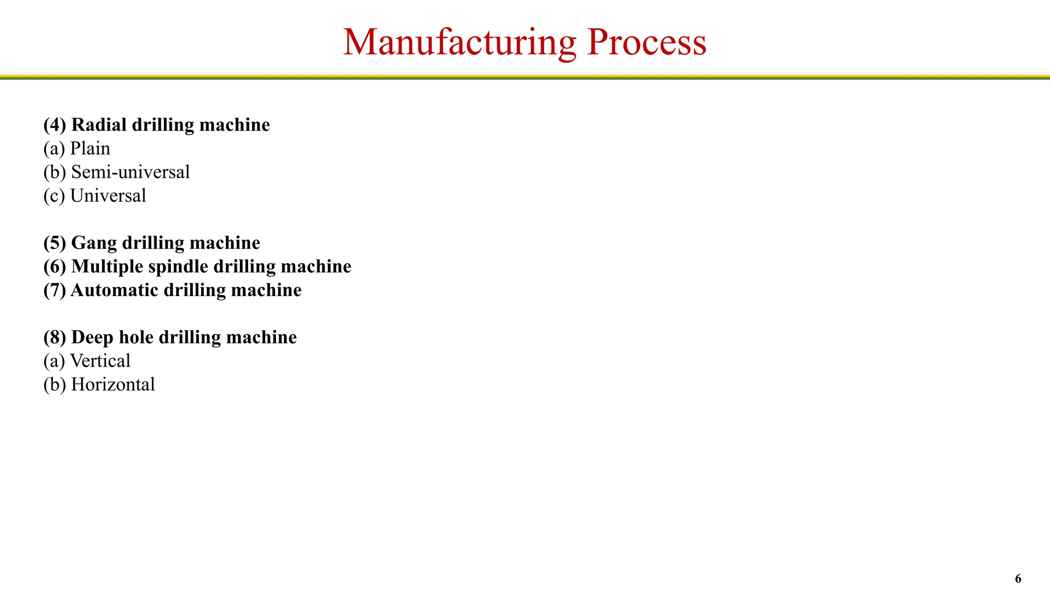 Different types of Drilling Machine in simple terms | PDF