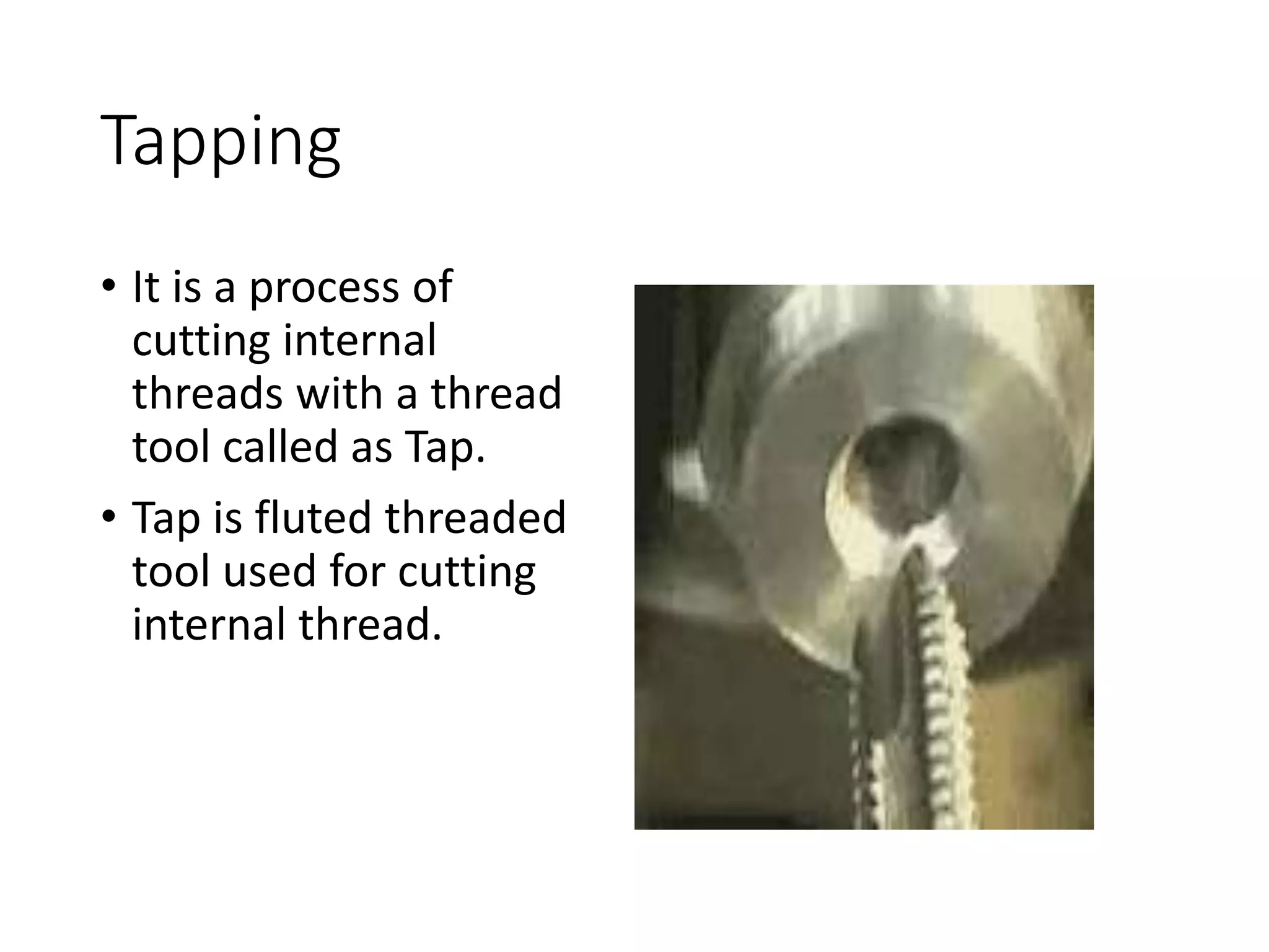 Drilling machine operations | PPTX