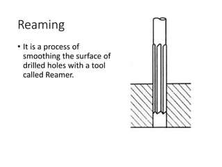 Drilling machine operations | PPTX