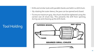 Drilling machines and operations | PPTX