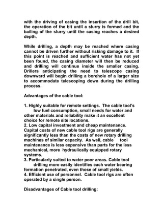 Drilling methods | PDF