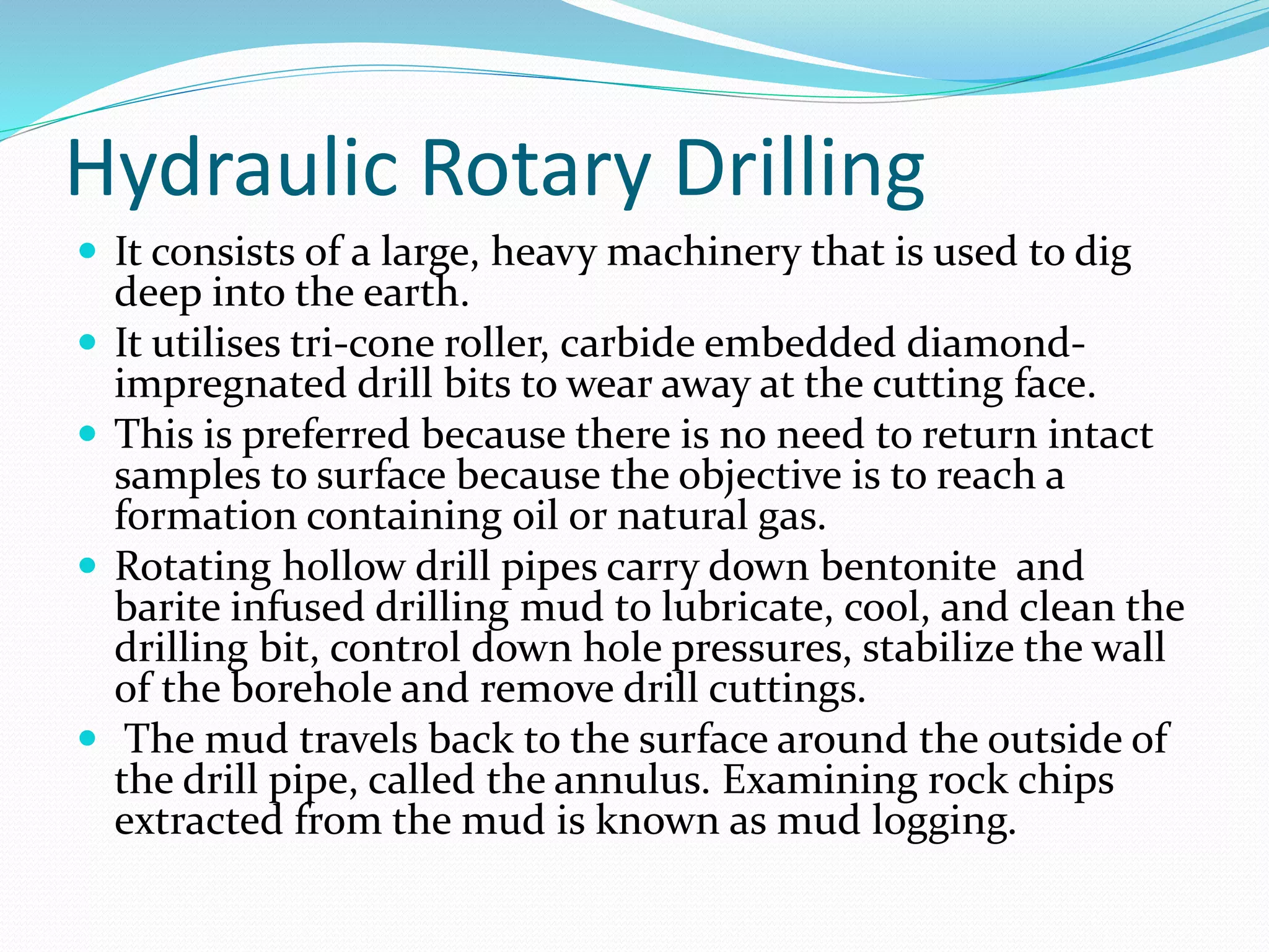 Drilling methods | PPTX