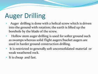 Drilling methods | PPTX