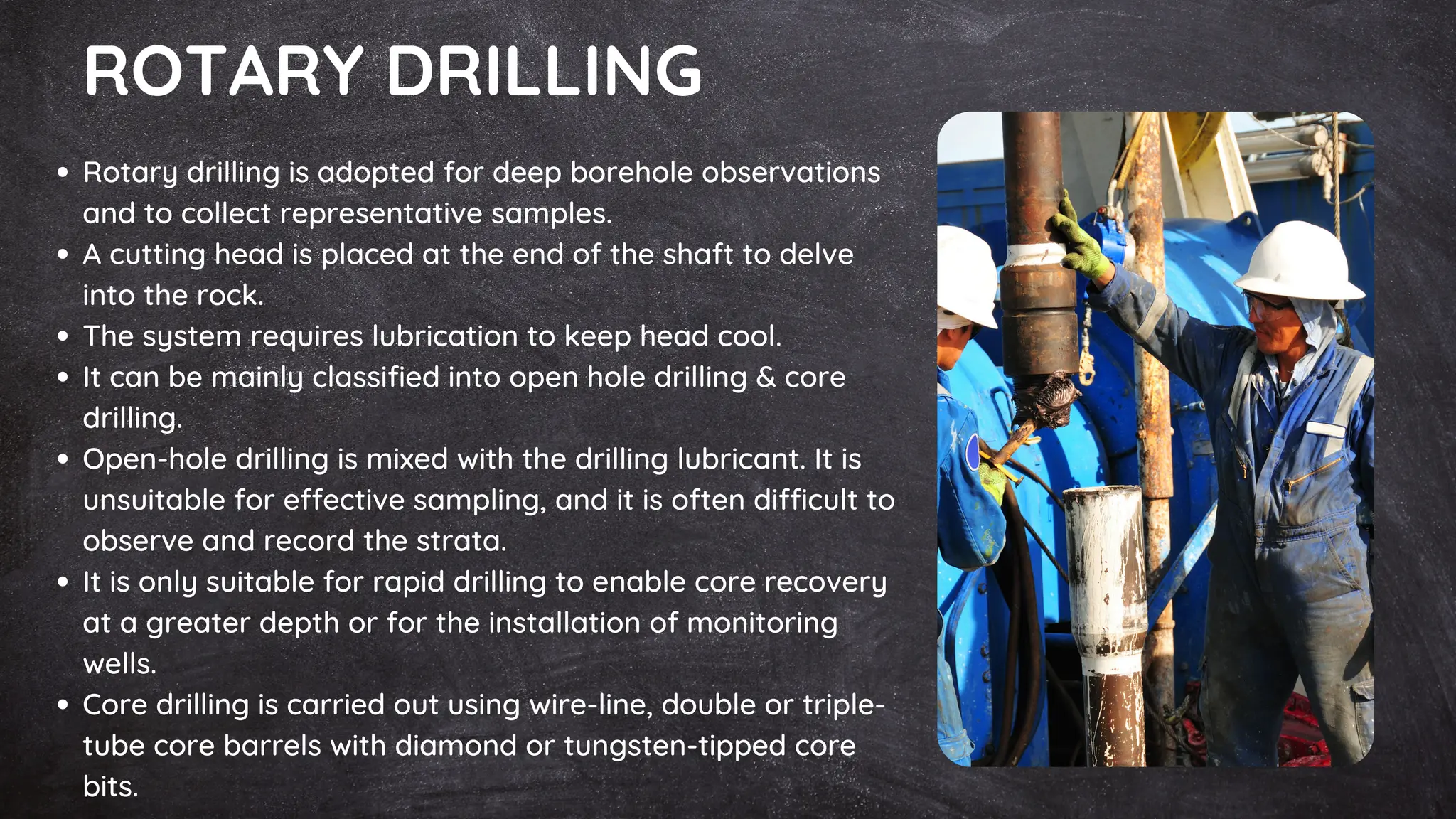 Drilling Methods , Rotary Drilling , Percussion Drilling, Diamond ...