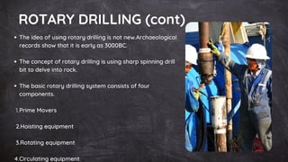 Drilling Methods , Rotary Drilling , Percussion Drilling, Diamond ...