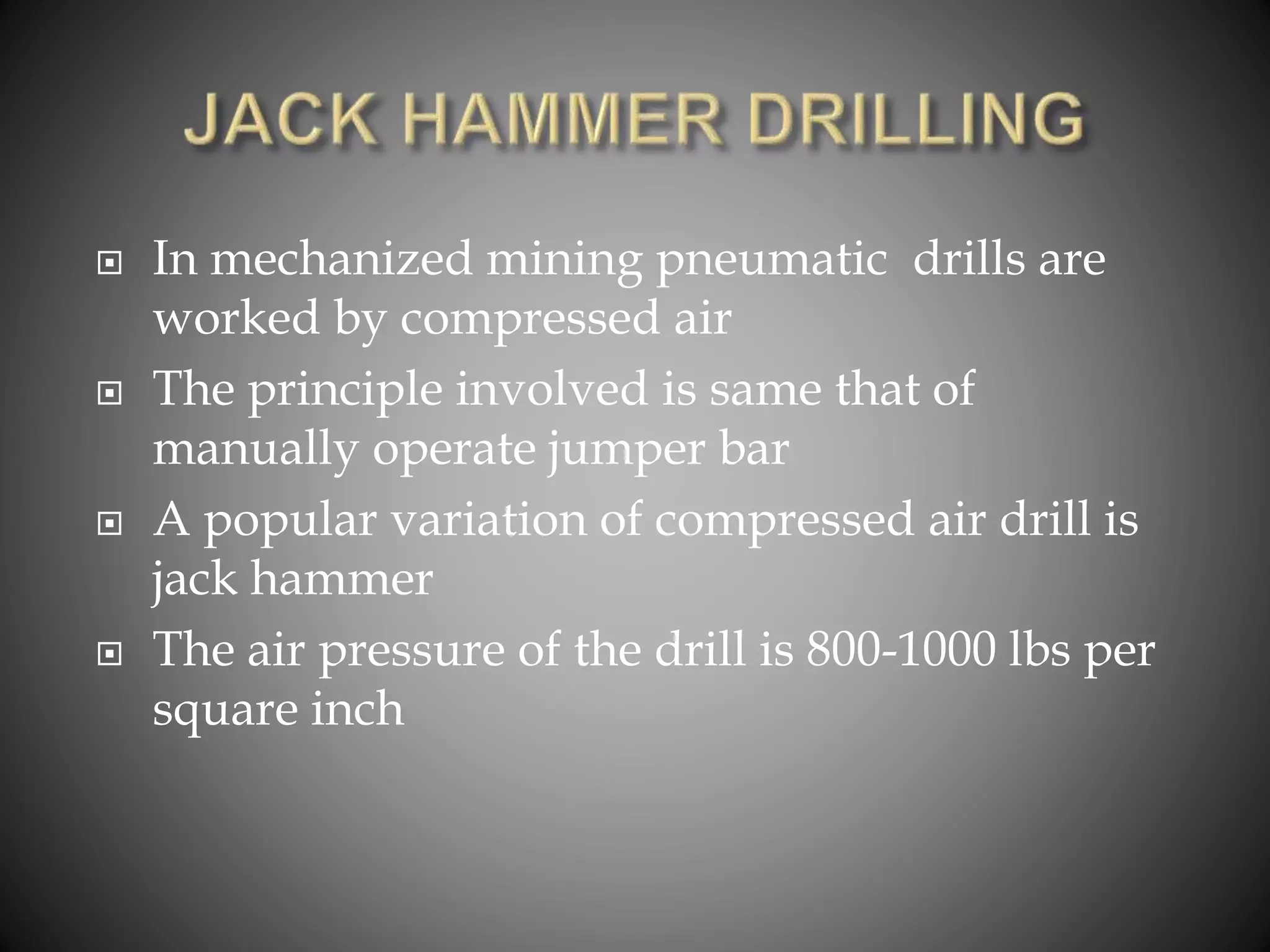 DRILLING METHODS | PPTX