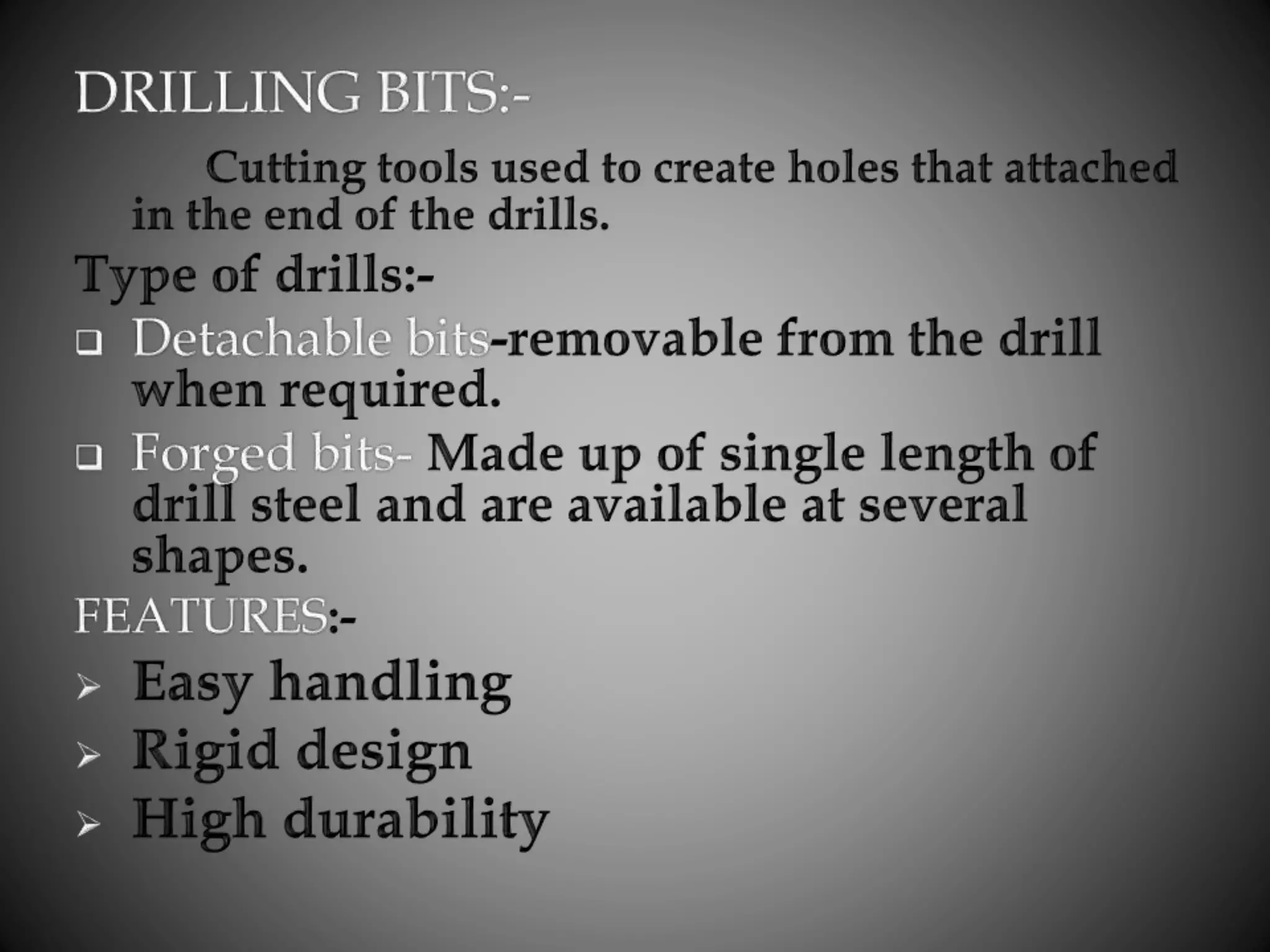 DRILLING METHODS | PPTX