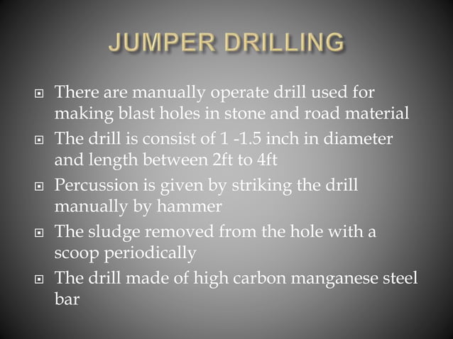 DRILLING METHODS | PPTX