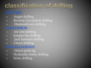 DRILLING METHODS | PPTX