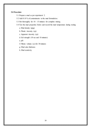 Drilling mud contamination | DOCX