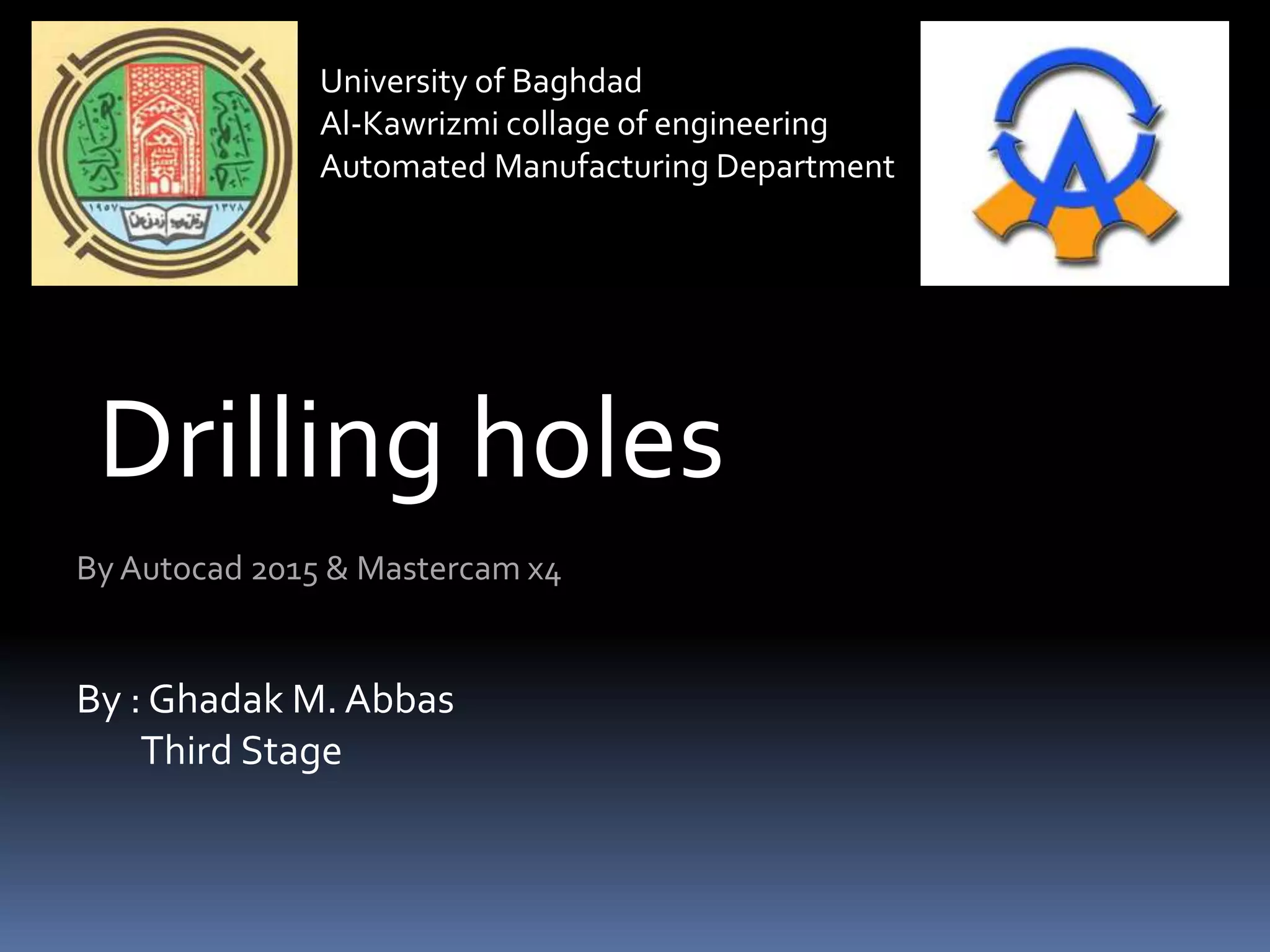 Drilling multi holes | PPT