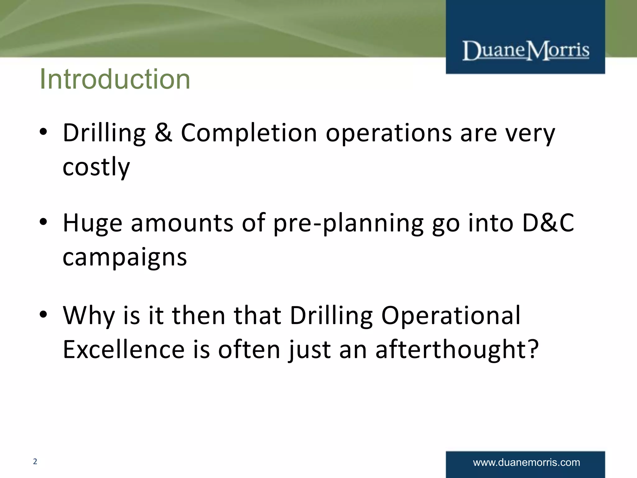 Drilling Operational Excellence Success Through a Team Approach | PDF ...